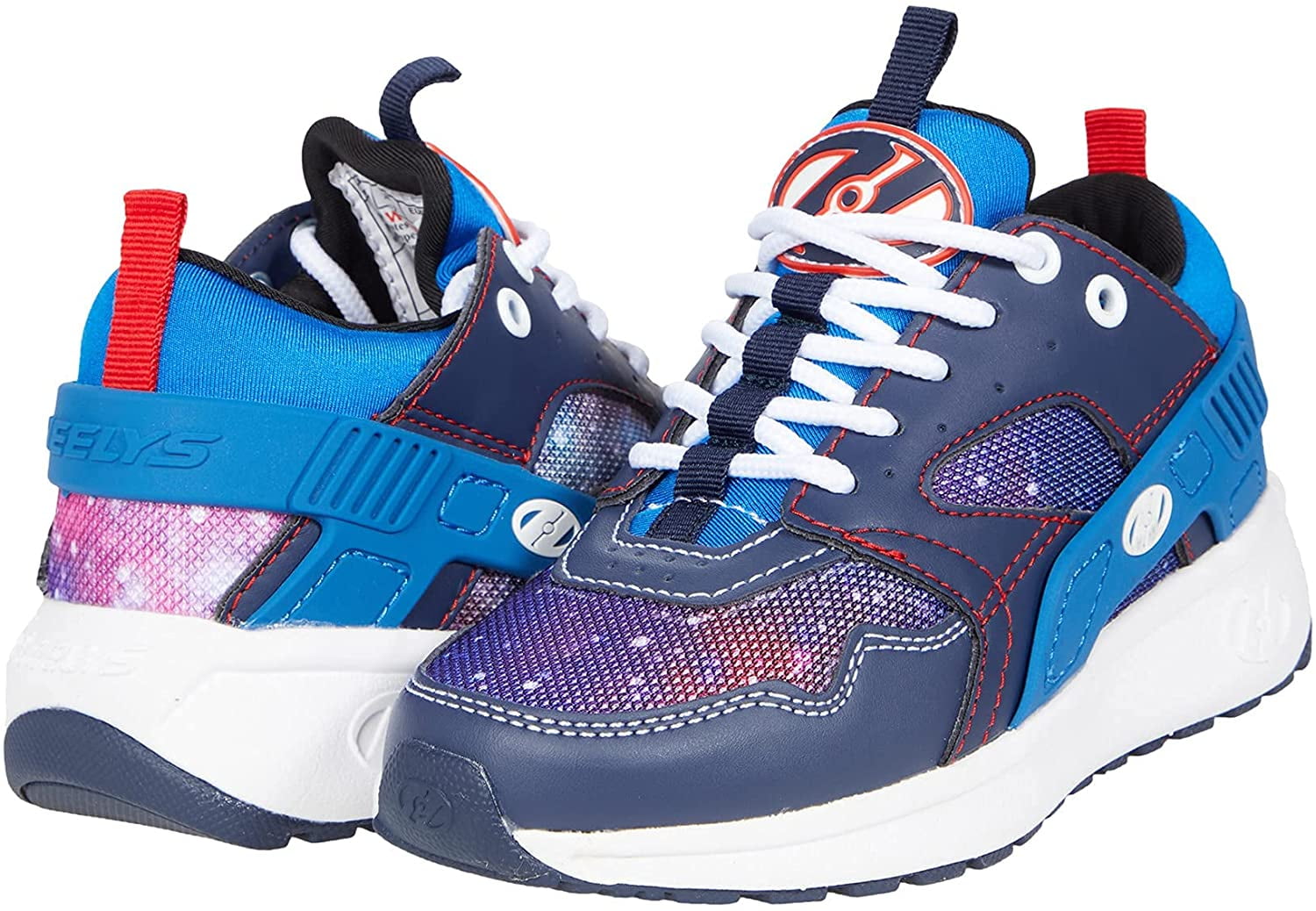 HEELYS Boys Force Little Kid/Big Kid 7 Little Kid Navy/Blue/Red Galaxy ...