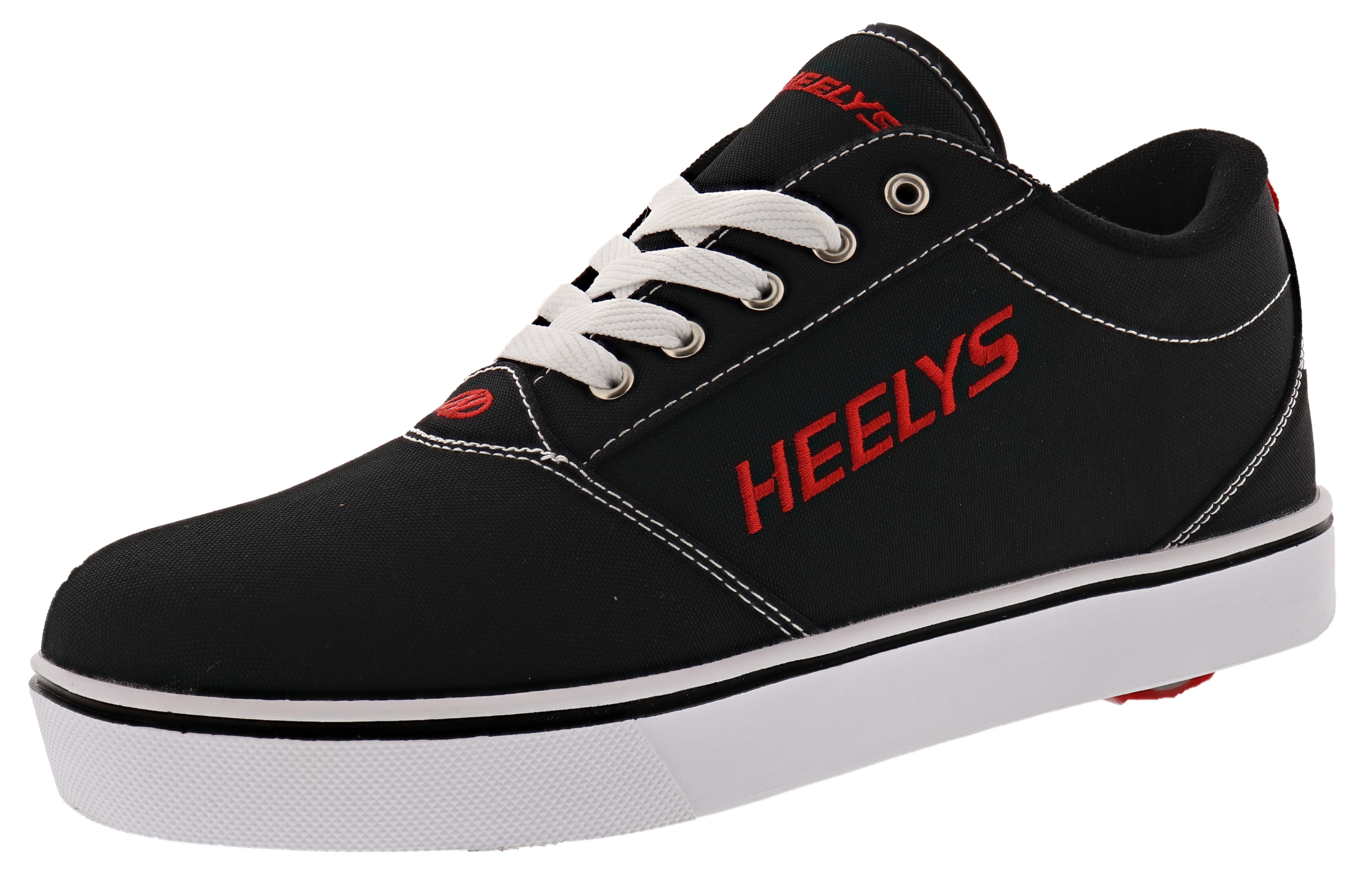 Heelys Pro 20 Roller Sneakers for Kids and Adults in Black/White/Red ...