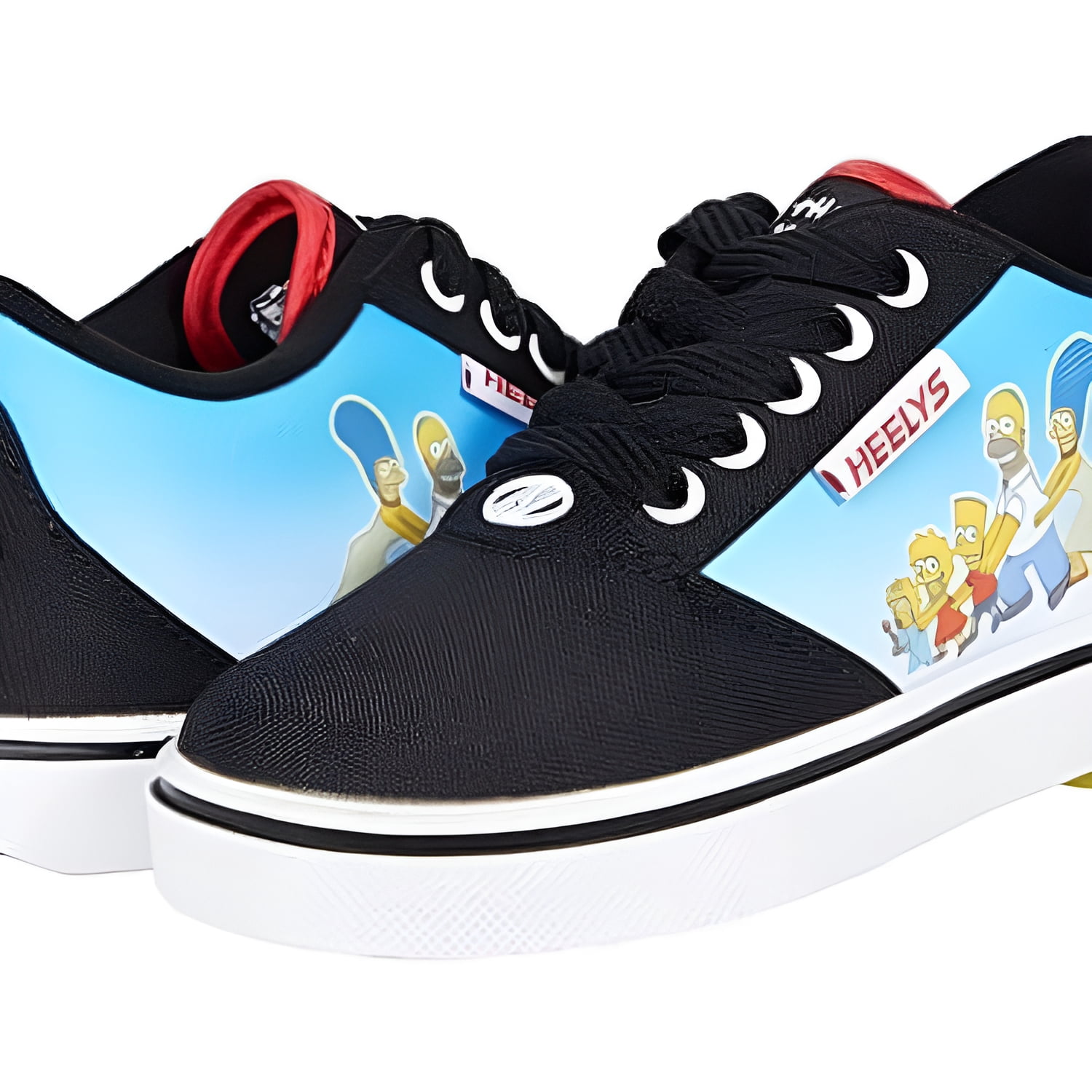 HEELYS Pro 20 Prints Simpson (Little Kid/Big Kid/Adult) BLACK/CYAN ...
