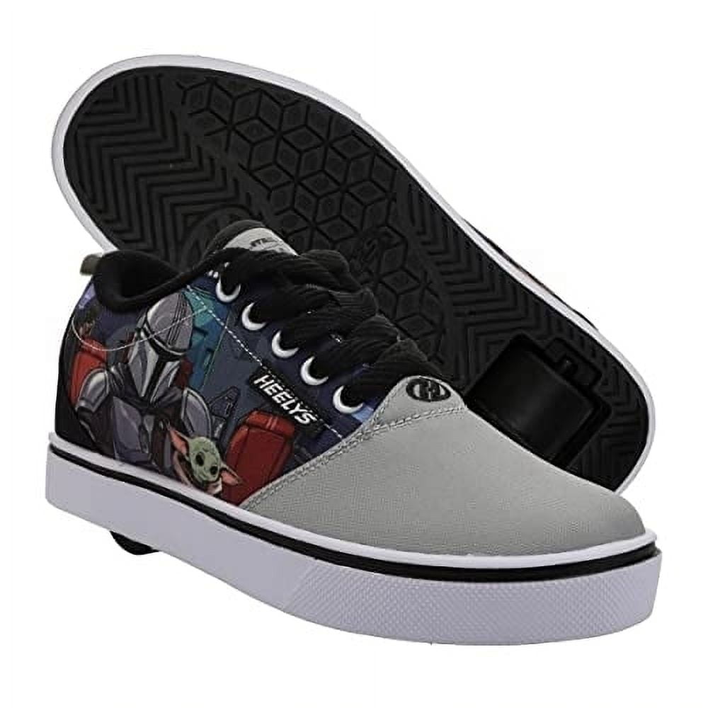 HEELYS Youth Kids Pro 20 Mandalorian Wheels Skate Sneaker Shoes GRAY ...