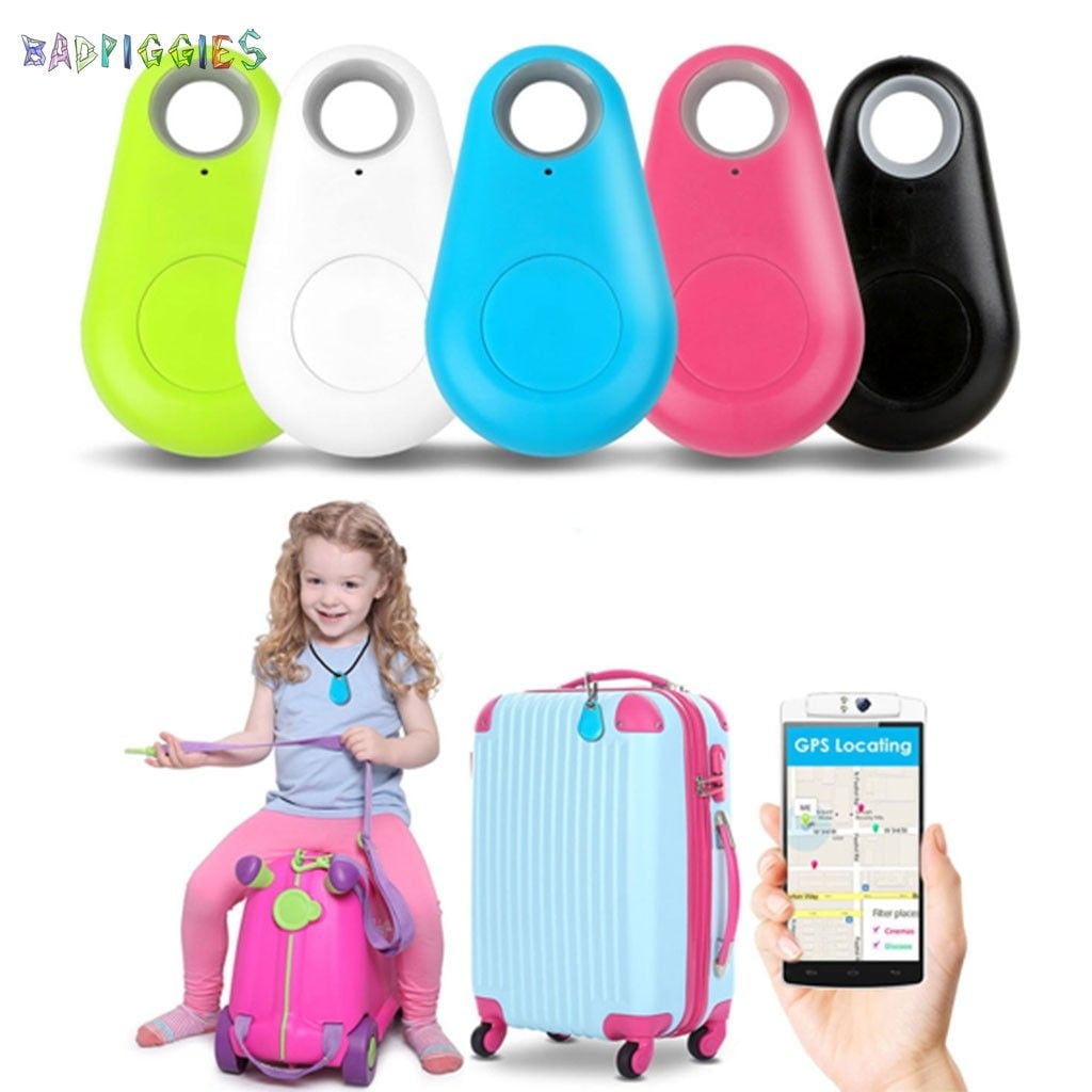 HEEY BadPiggies Mini GPS Smart Tracking Finder Alarm Key Track Device ...