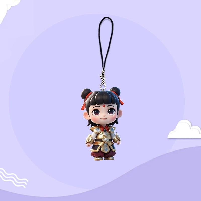 HEEY Lotus Cake CP Pendant Nezha 2 Demon Child Naohai Cartoon Anime ...