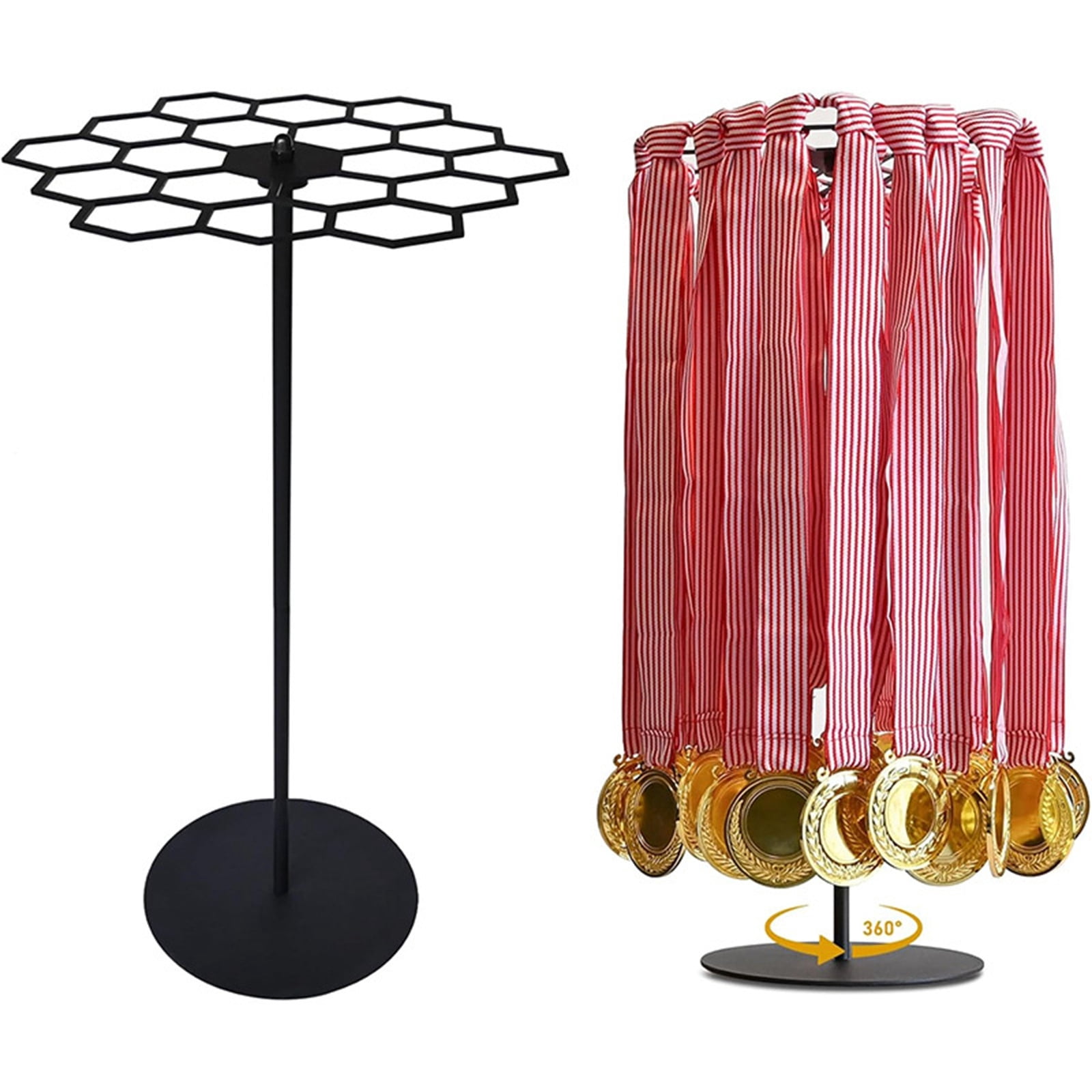 HEFEIYI Rotating Display Stand For Wall Desktop Awards Showcase With ...