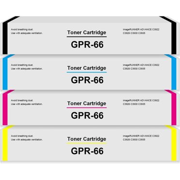Canon 054 High Yield 4-Color Toner Set, Black/Yellow/Cyan/Magenta ...