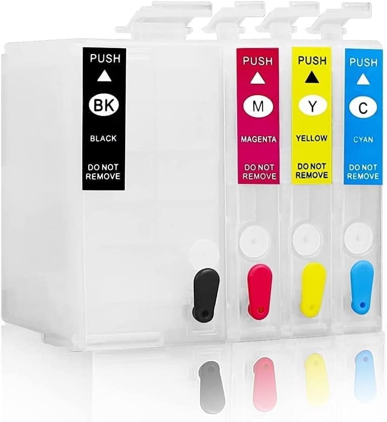 252XL Empty Refillable Ink Cartridges Replacement for Epson WF-7720 WF ...