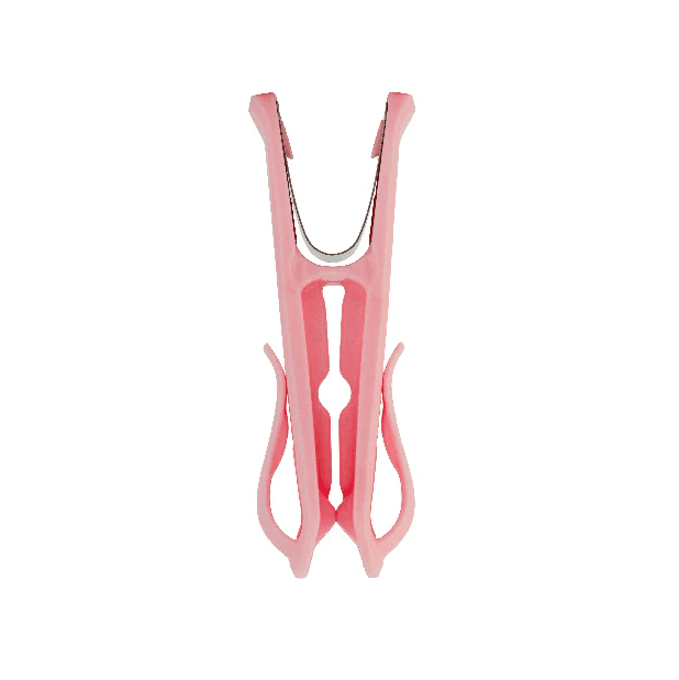 Hegs 10-Count Stainless Steel Clothespins with Hooks, Pastel Pink ...