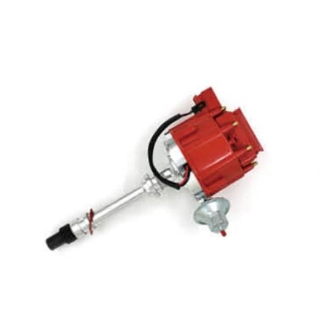 HEI Electronic Distributor Cap with 65K Coil for SBC 350 BBC 454, Red ...