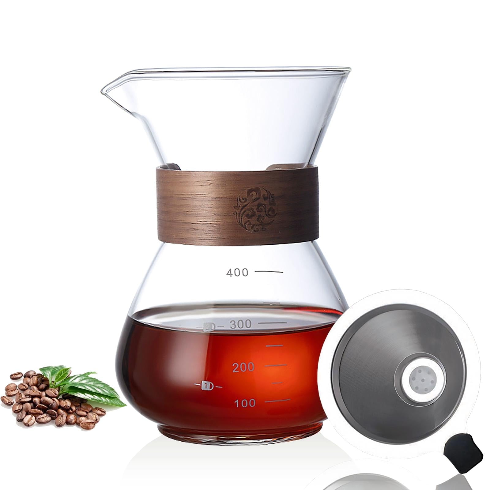 HEIHOX Pour over Coffee Maker Set 14 oz Pour over Coffee ,Coffee ...