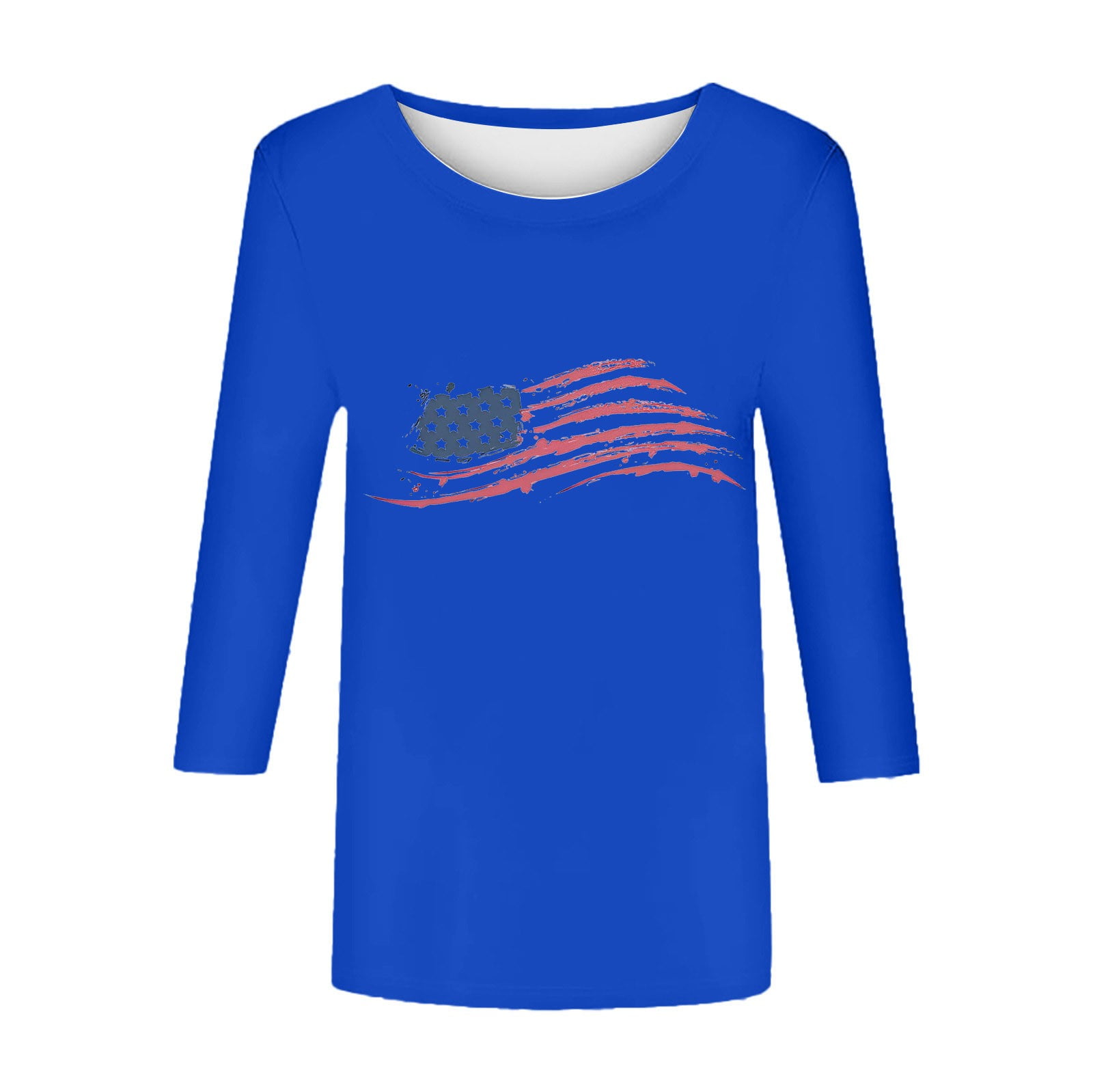 HEILAU 4th of July Shirts for Women Plus Size Independence Day American ...