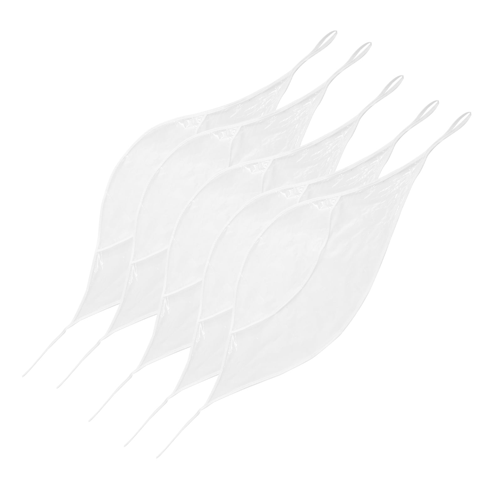 HEIN Rain Bonnet with Visor Clear Waterproof Rain Scarf made of PE Set ...