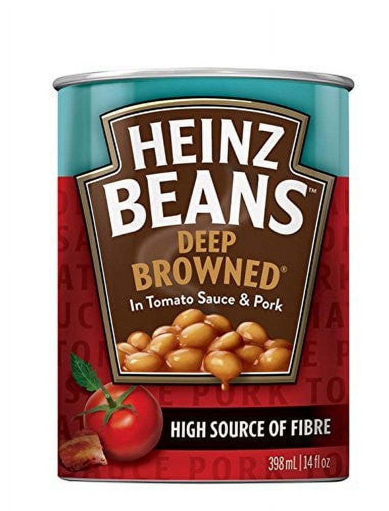 HEINZ Deep Brown Beans & Pork, 227ml/8Fl.oz. {Imported from Canada ...
