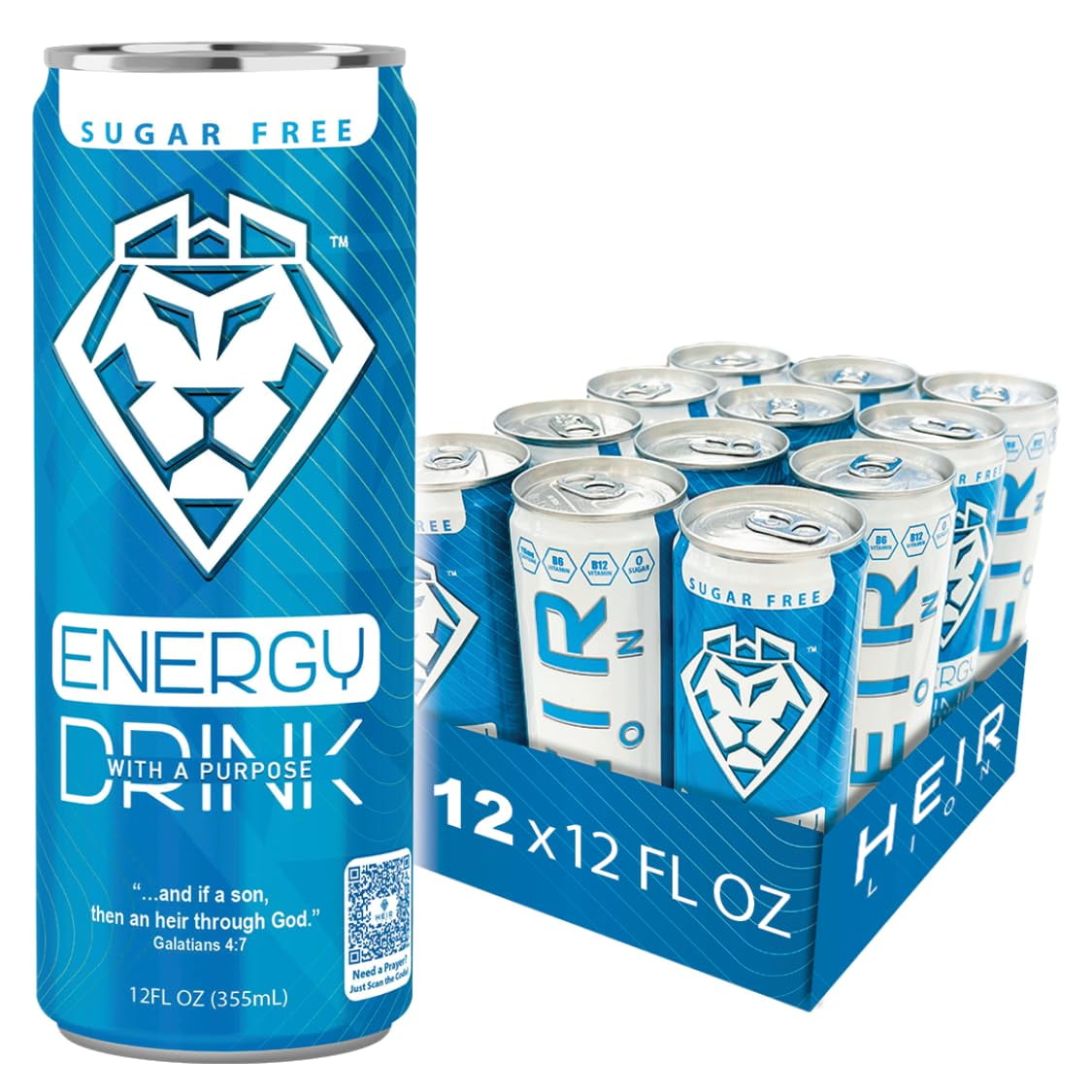 HEIR LION | The First Christian Energy Drink Sugar-Free Energy Drink ...