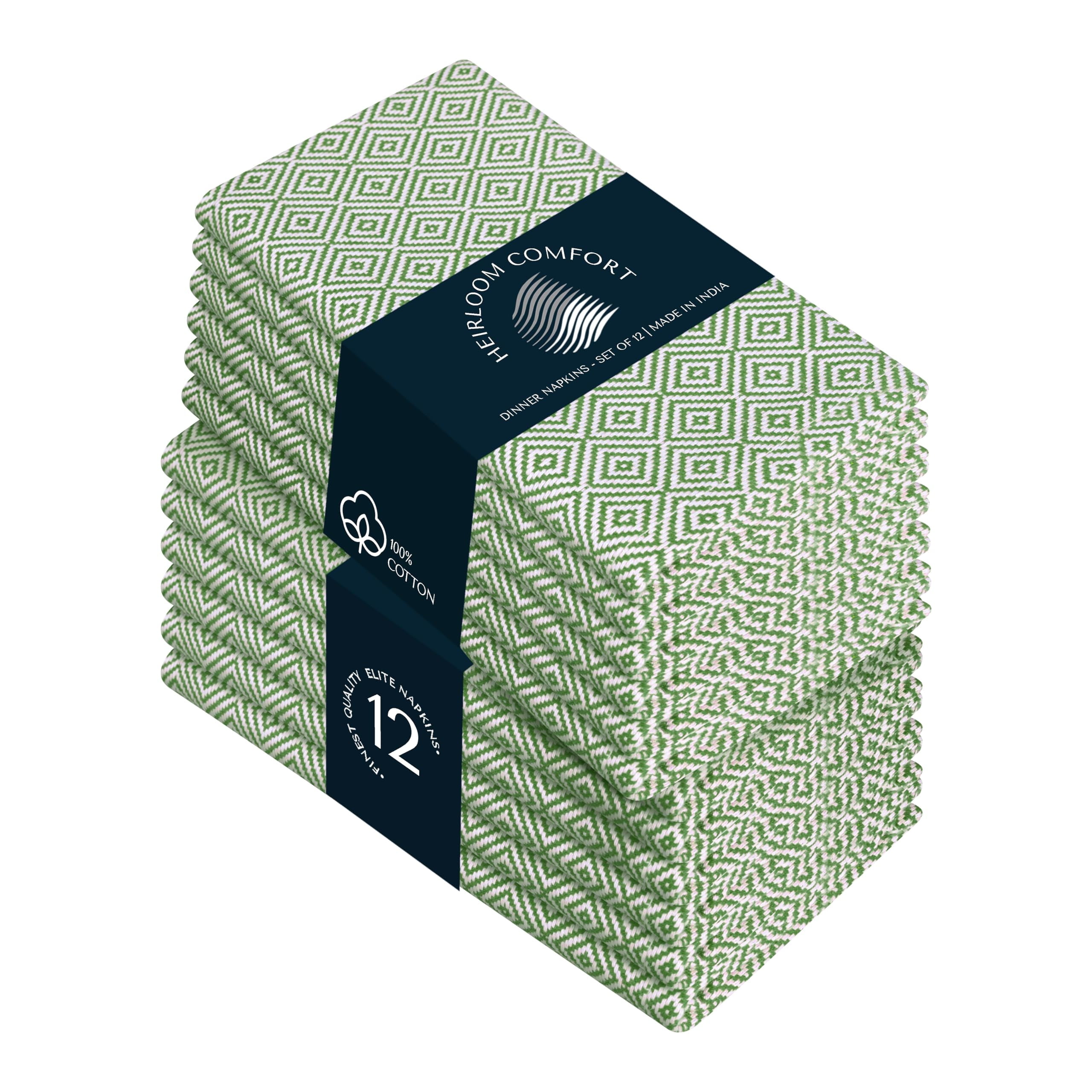 Walmart Black Friday Deals 2025 - HEIRLOOM COMFORT Mint Green Cloth Napkins (Set of 12), 16x16 ...