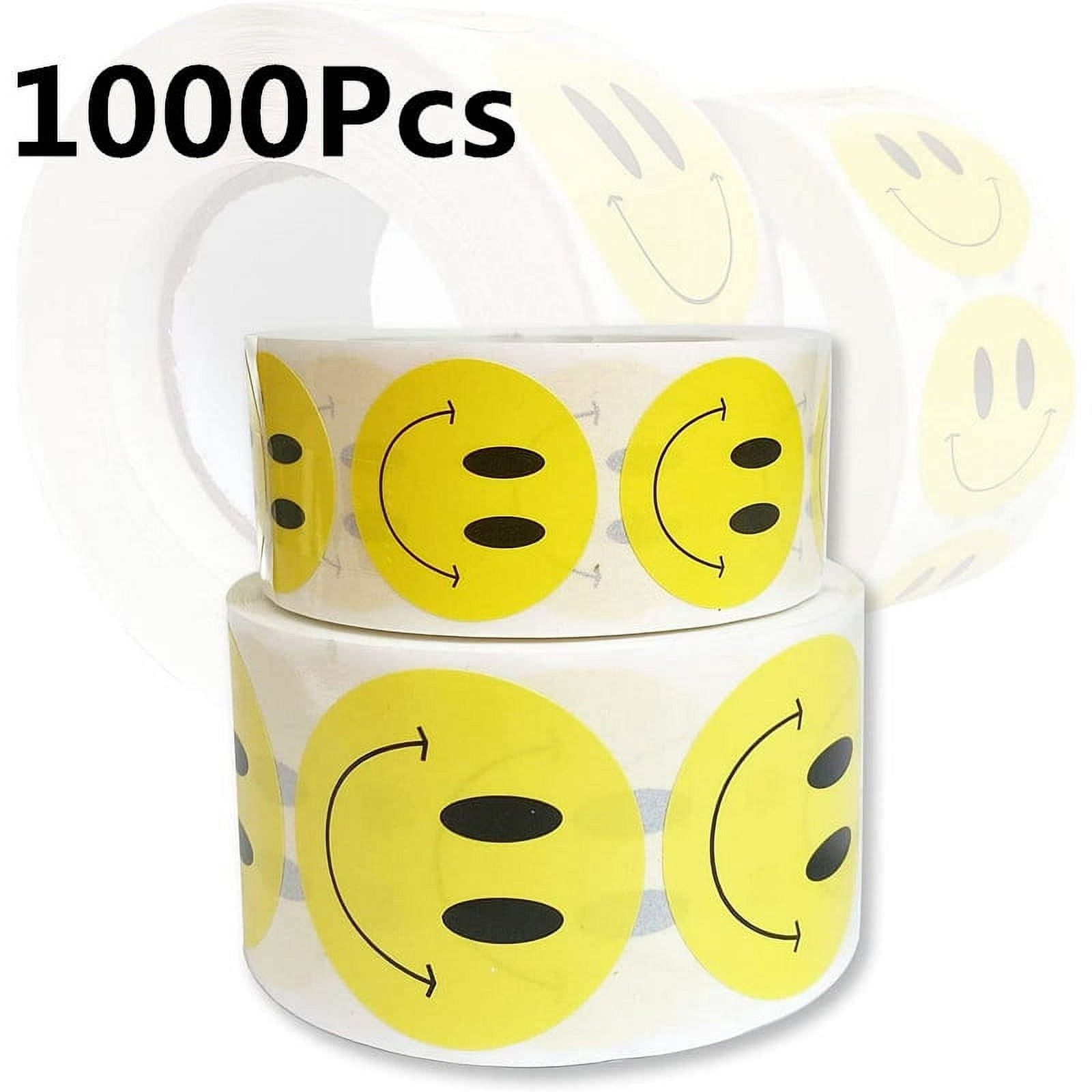 HEJULIK Novelty Pack of 1000 Cute Smiley Face Stickers for Teacher ...
