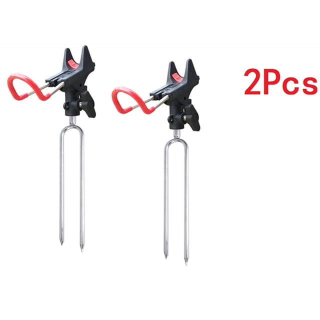 HEJULIK 2 Pcs Upgraded Rod Pole Holders for Bank Fishing，Fishing Rod ...