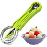 HEJULIK 3 in 1 fruit tool set fruit carving, fruit spatula seed remover ...
