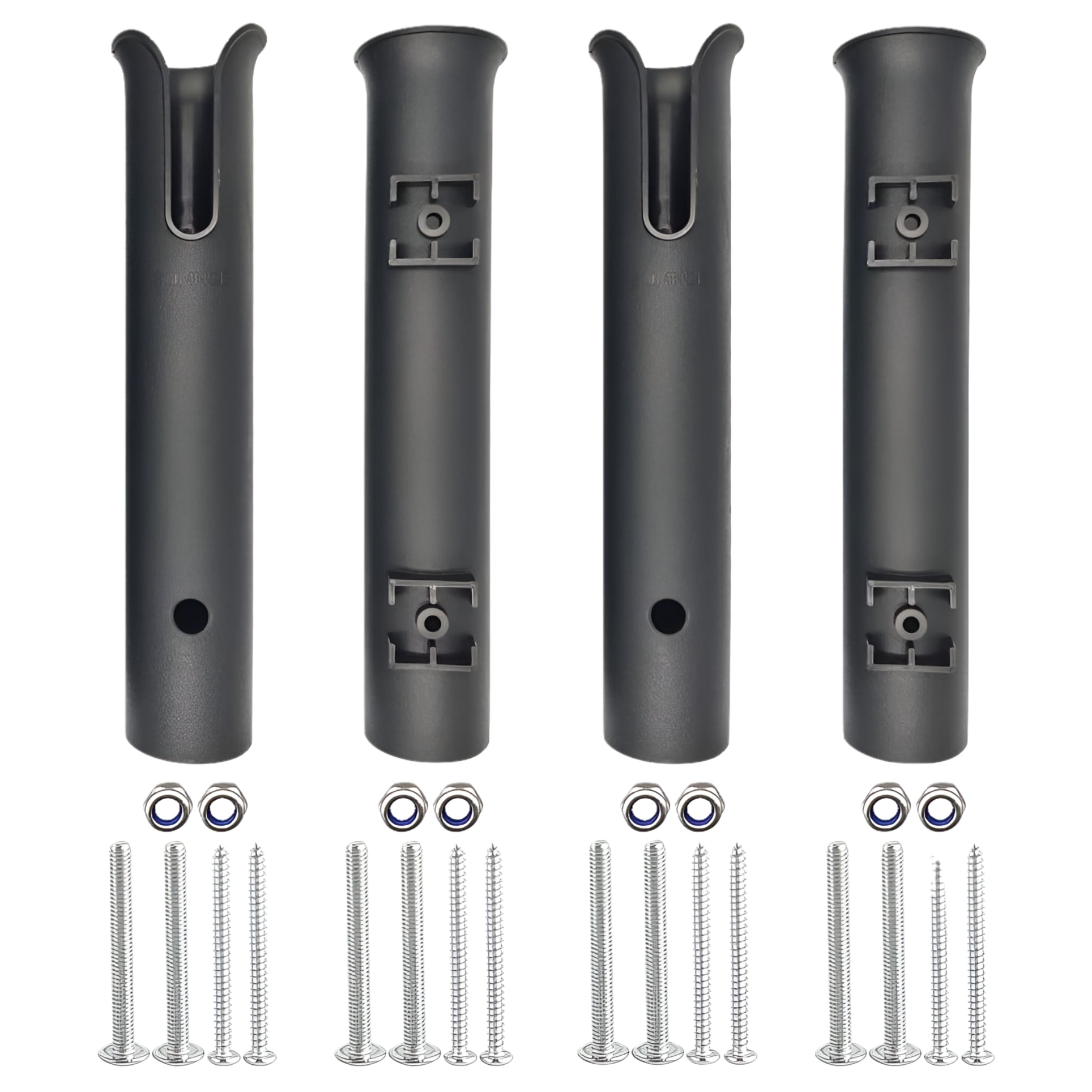 HEJULIK 4 Pcs Fishing Rod Holder Racks Portable Fishing Rod Stand-Off ...