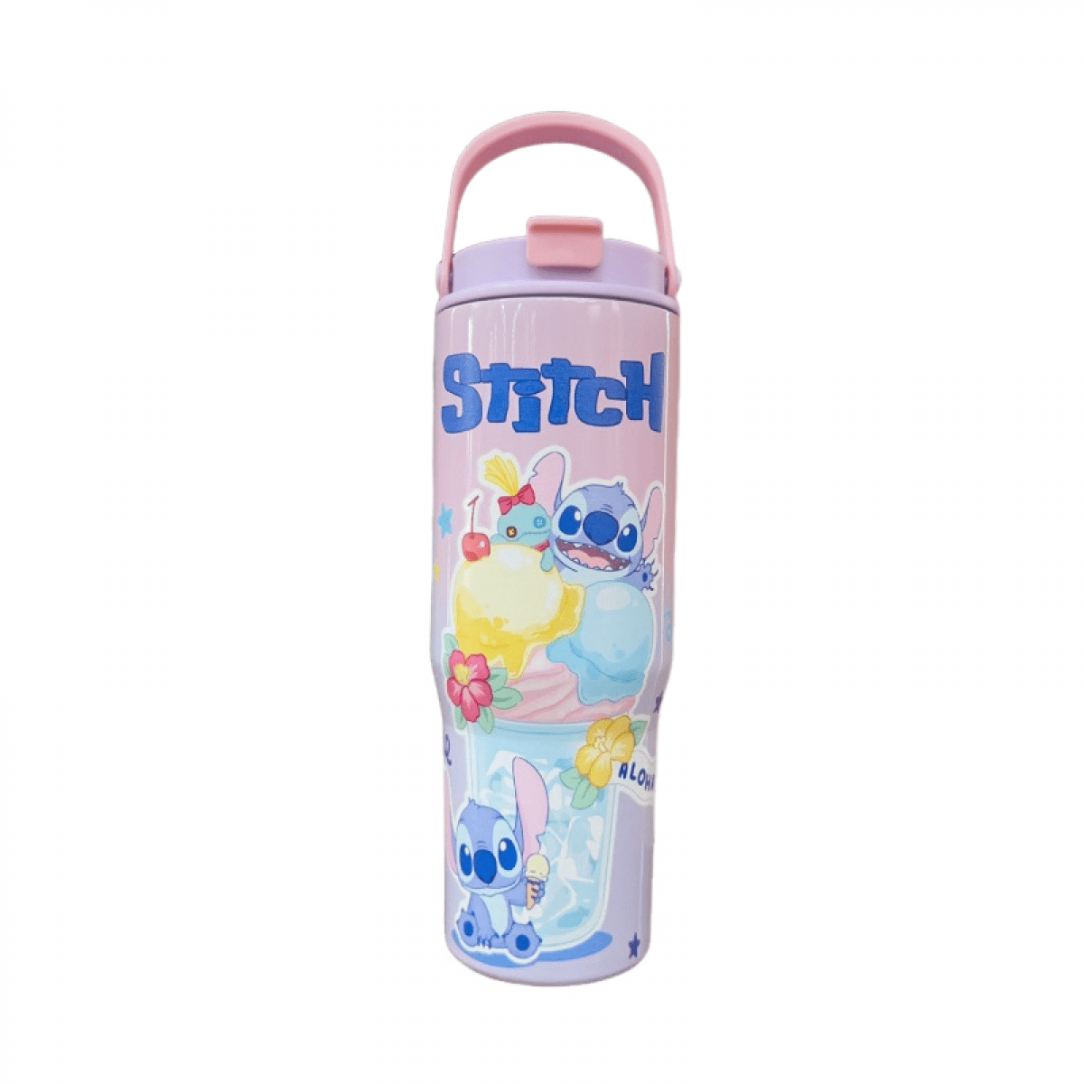 ZOOUSQII 30oz Cartoon Stitch Portable Thermos Cup - Stainless Steel ...