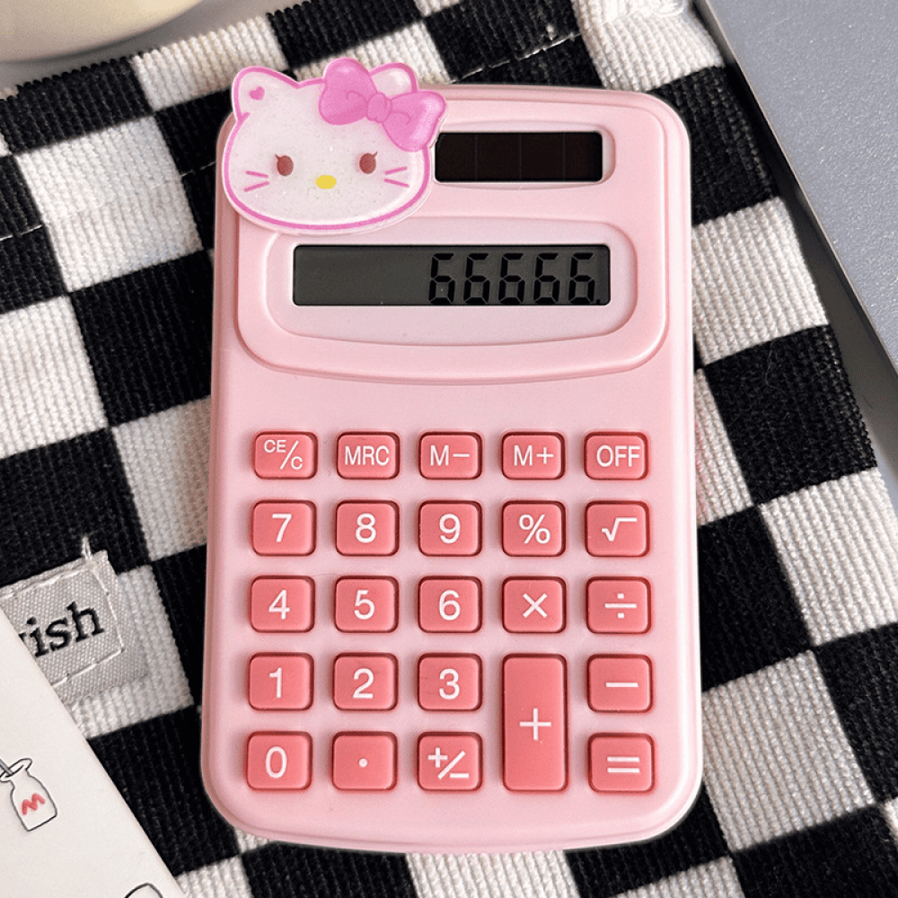 HELANHO Cartoon Hello Kitty Mini Calculator for Students - 8-Digit ...