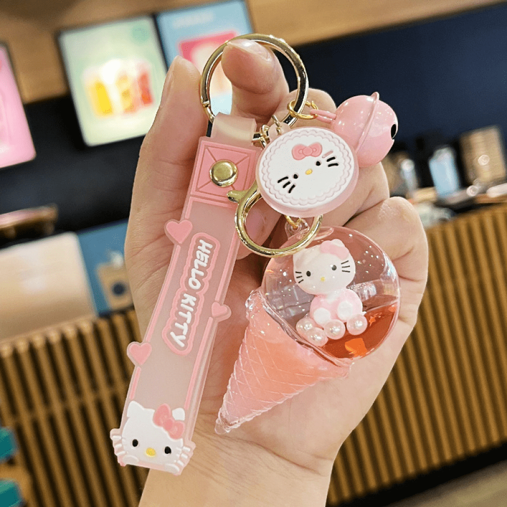 HELANHO Cute Cartoon Hello Kitty Keychain -Stress Relief Toy & Creative ...