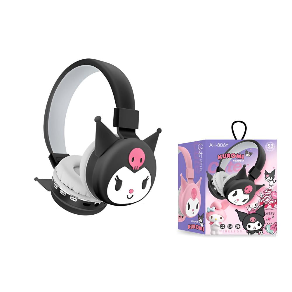 HELANHO Cute Cartoon Kuromi Wireless Bluetooth Headphones with ...