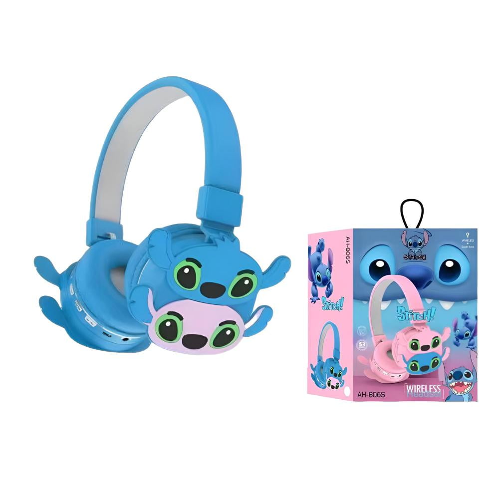 HELANHO Cute Cartoon Stitch Wireless Bluetooth Headphones with ...