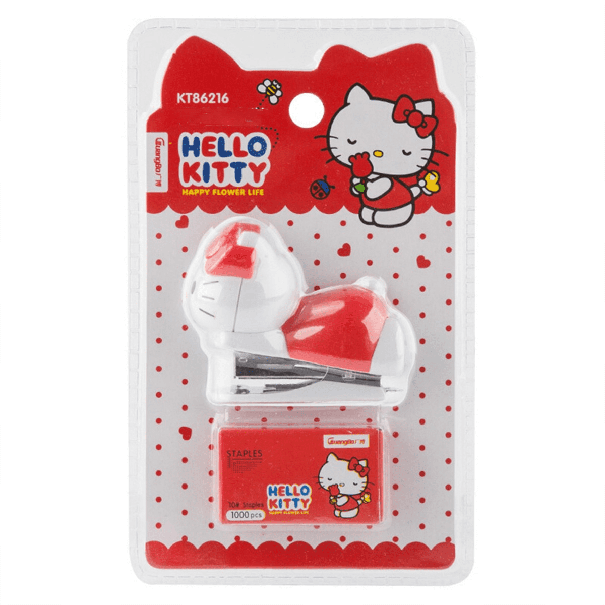 HELANHO Sanrio Hello Kitty Stapler Set Cartoon Cat Kawaii Mini Stapler ...