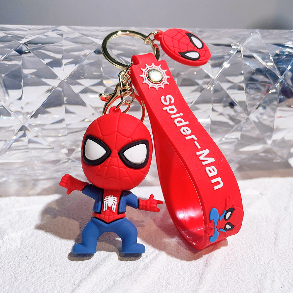 HELANHO Spiderman Superhero Keychain - Cartoon Spider-Inspired Keyrings ...