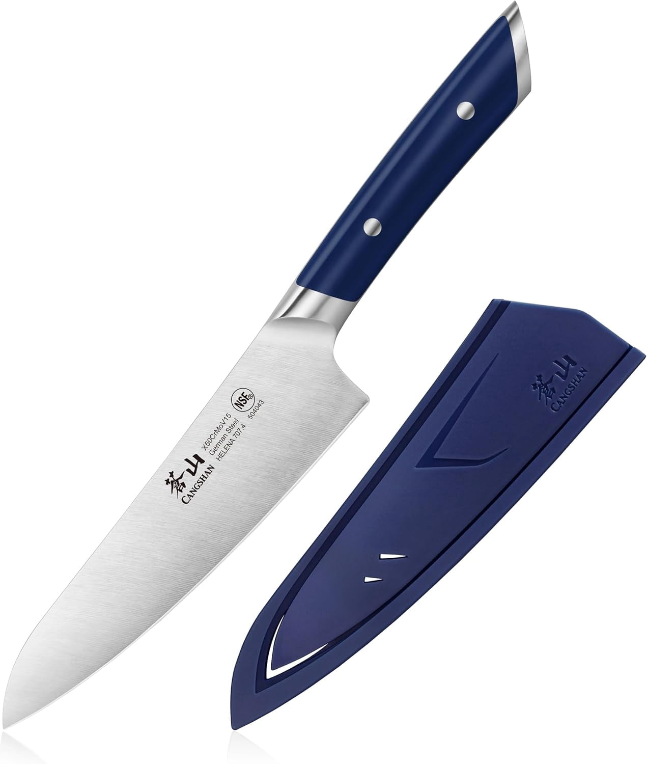 HELENA Series 5.5-Inch Forged German Steel Prep Utility Knife (Navy ...