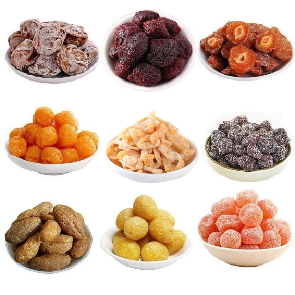 HELENOU666 Chinese Traditional Snack KEF16 Preserved Fruits Dried Plums ...