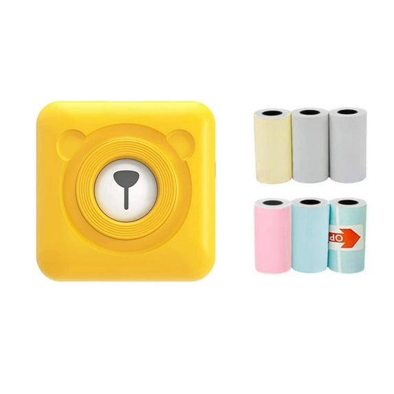 HELEVIA Portable Notes Printer Thermal Bluetooth Label Printer with 6 ...