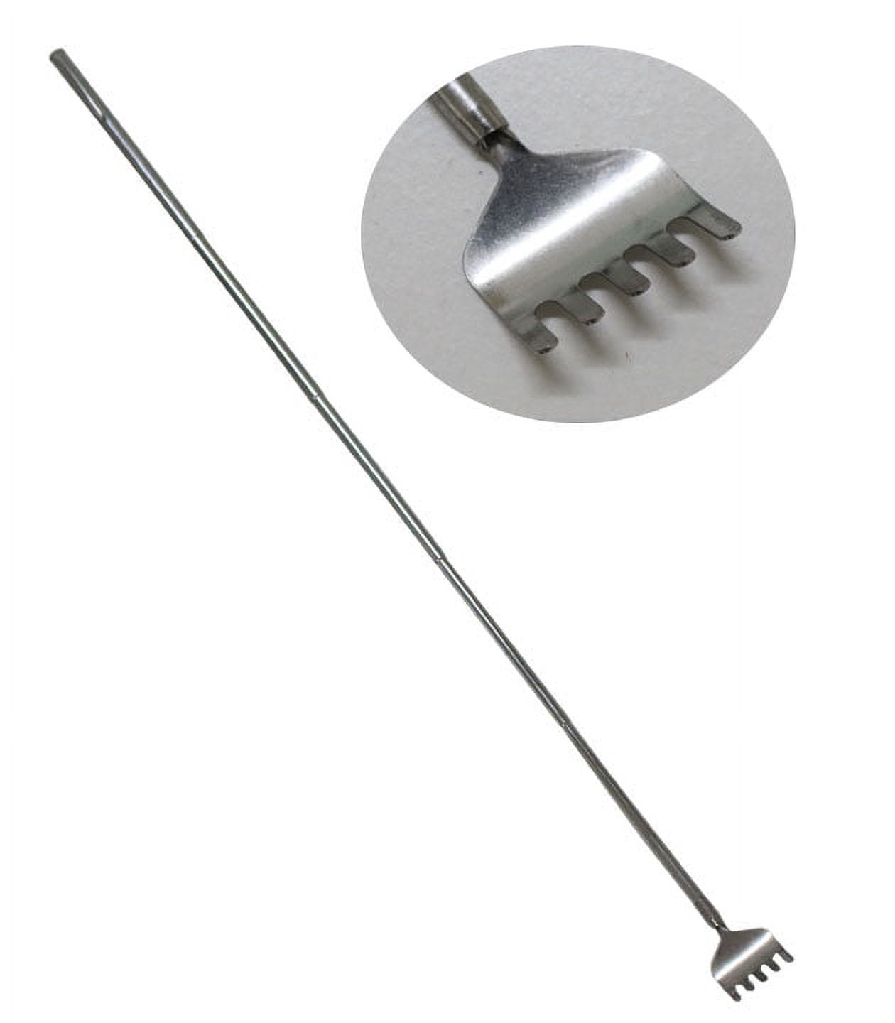 HELIOS Extendable Stainless Steel Back Scratcher | Compact 6.5" (16.5 ...