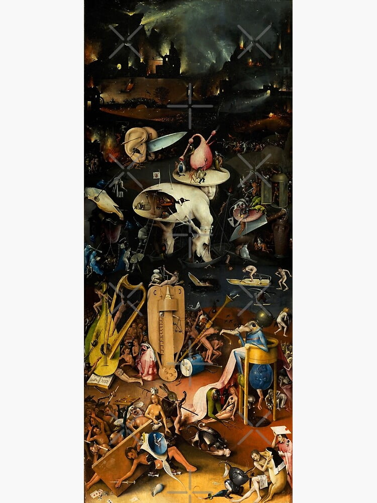 HELL By Hieronymus Bosch Poster Framed-unframed - Walmart.com