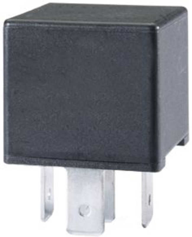 HELLA 007794041 12V 5 Pin Mini ISO Relay with Diode Coil Suppression Black - Walmart.com