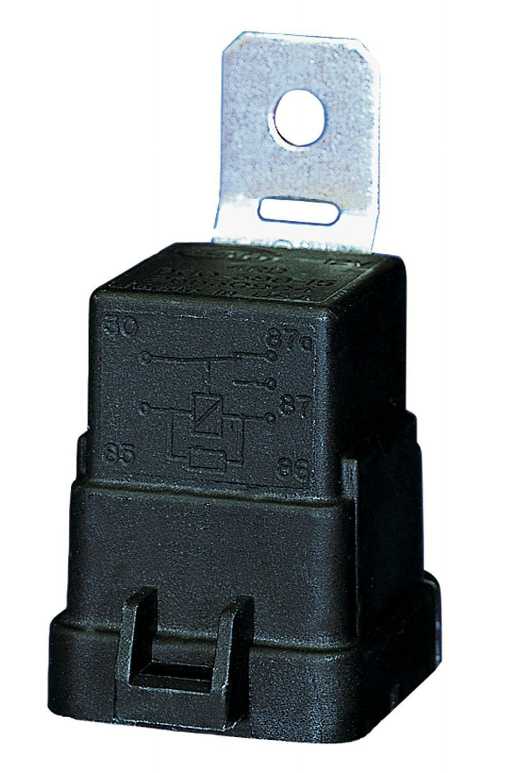 HELLA 007794301 Weatherproof 20/40 Amp SPDT Mini Relay with Bracket ...