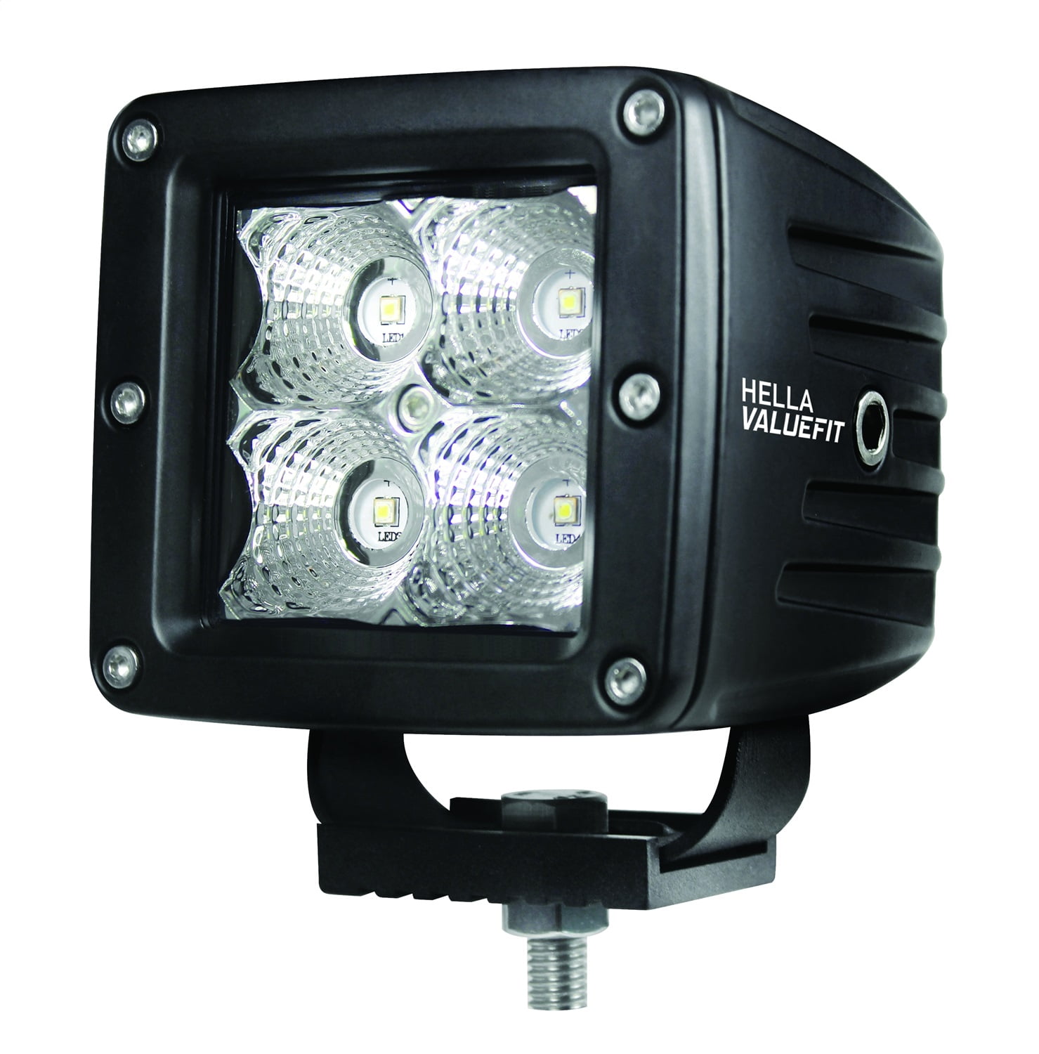 HELLA 357204031 ValueFit Cube Flood Beam (Off Road 4LED) Multi ...