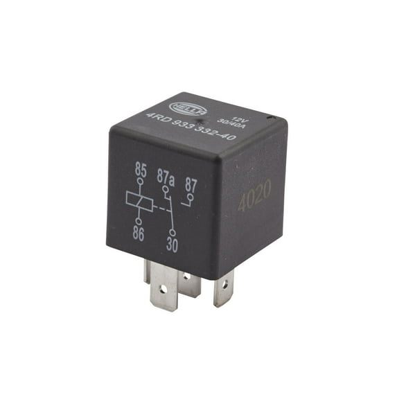 Hella 933332401 12V, 5 Pin, Mini ISO Relay, Multi - Walmart.com