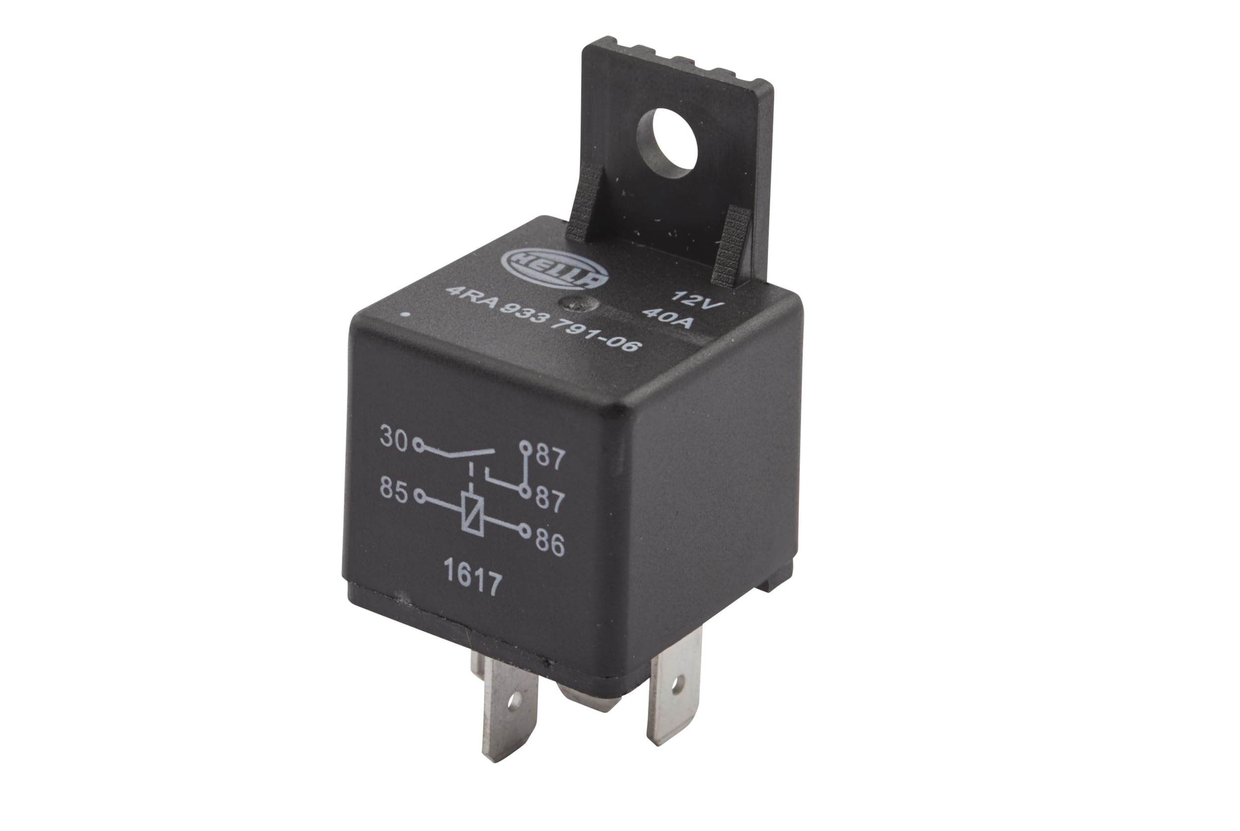 HELLA 933791061 12V, 5 Pin, Mini ISO Relay with Dual (87) Load ...