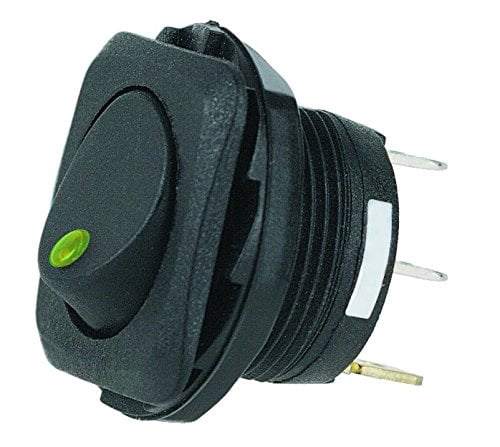 HELLA H61923001 SPST LED Green Rocker Switch - Walmart.com