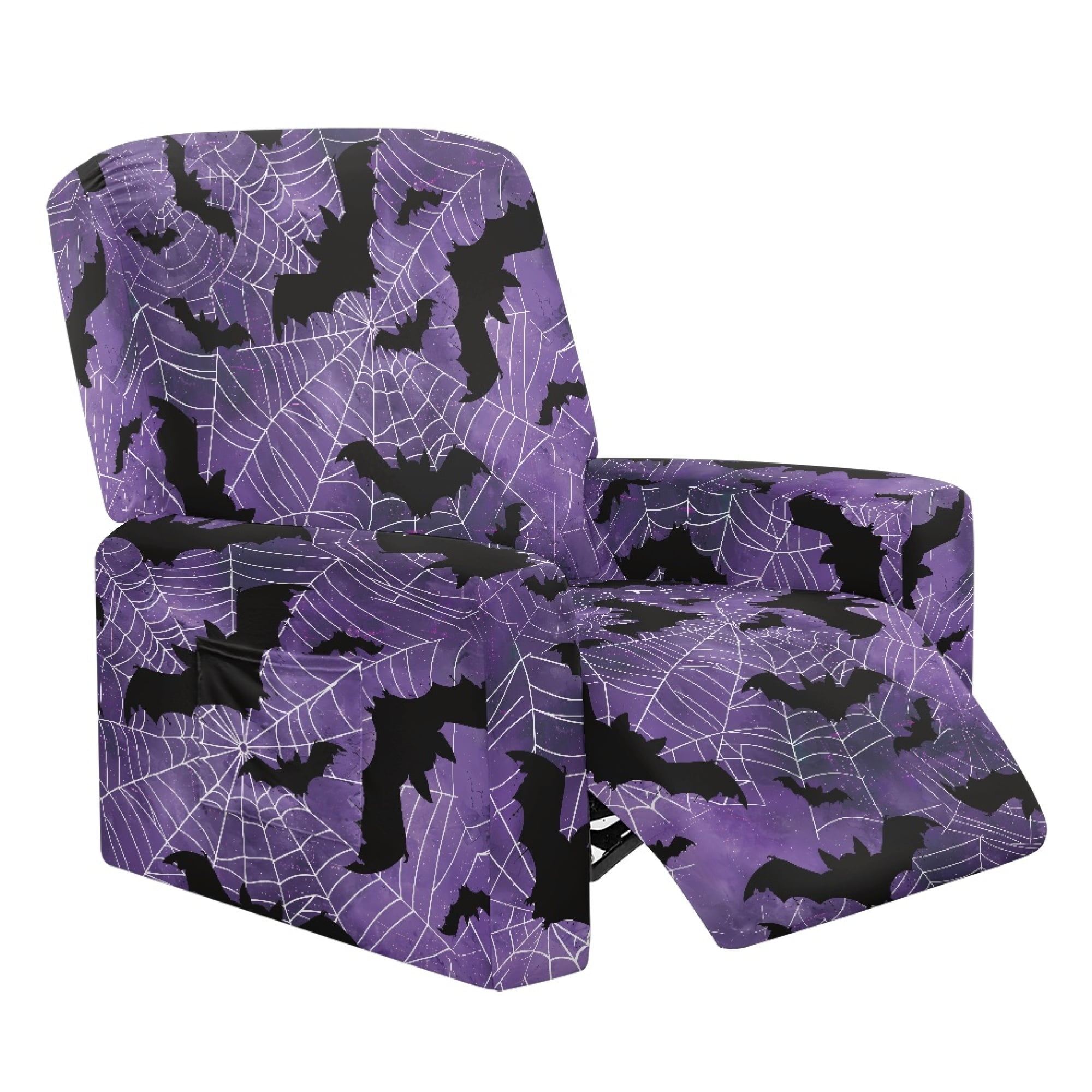 HELLHERO 1 Cushion Reclining Chair Cover Bat Spider Web Print Lift ...