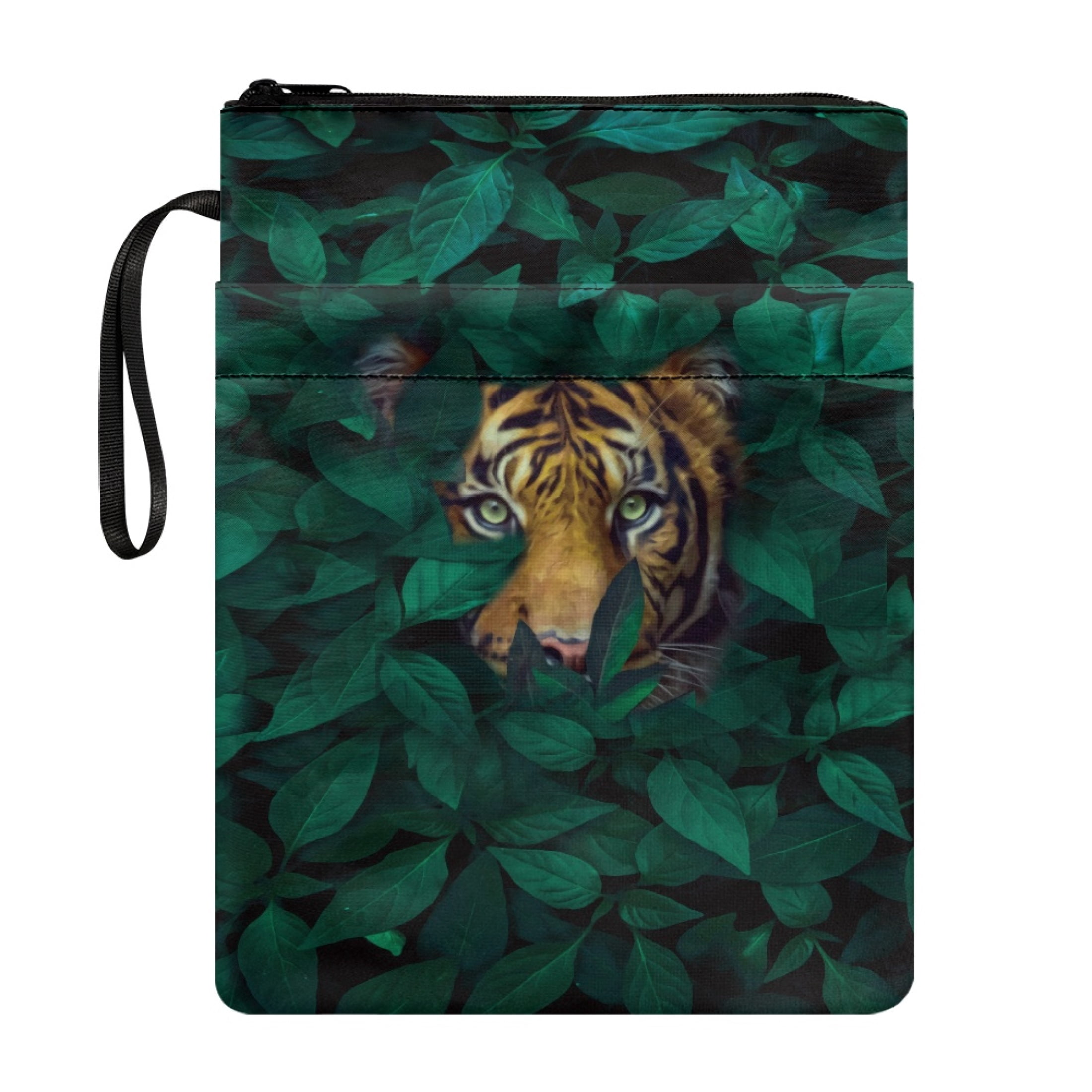 HELLHERO 1 pc Vintage Zipper Bag 11.4 Inch X 8.66 Inch Polyester Fabric ...