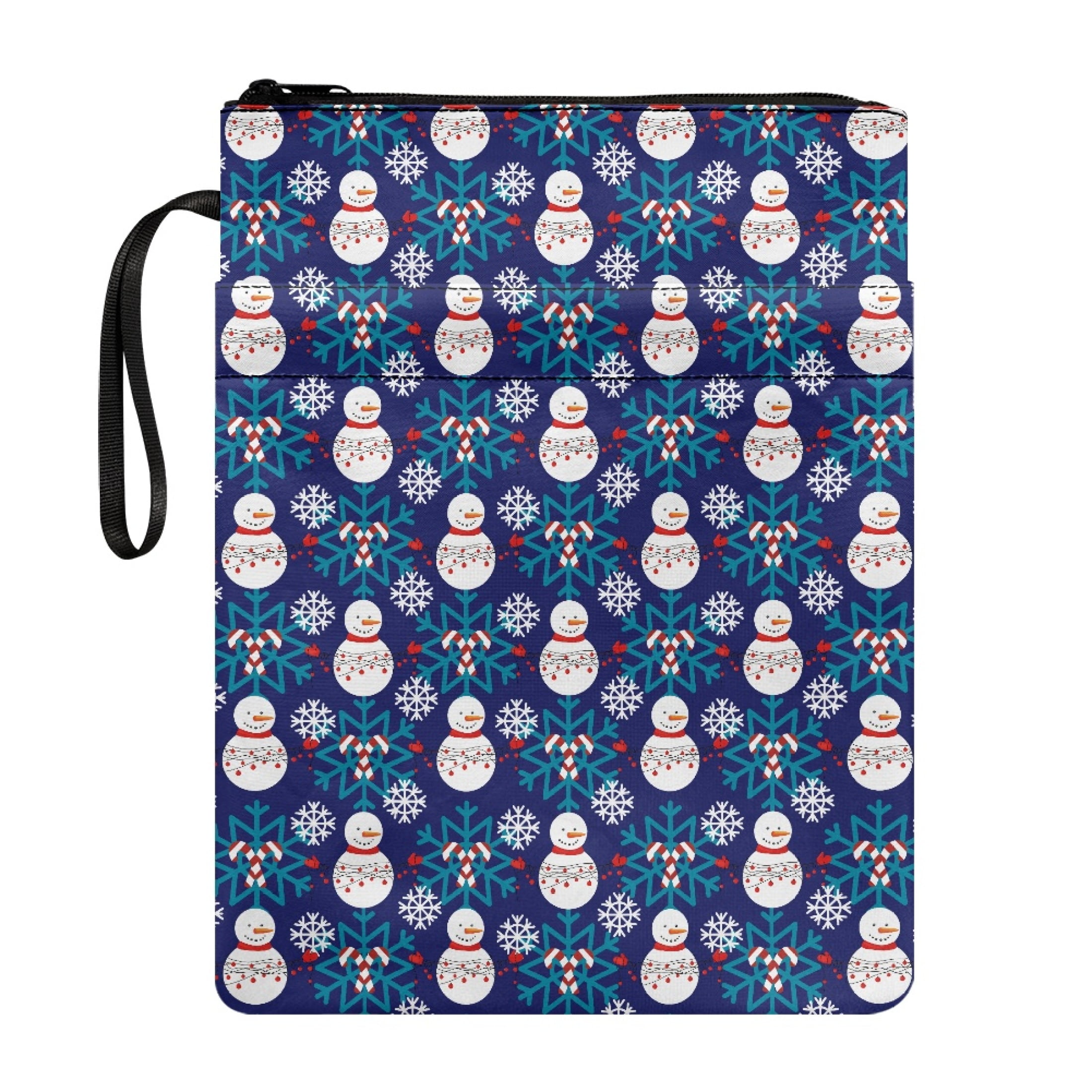 HELLHERO 1 pc Vintage Zipper Bag 11.42 x 8.66 Inch Polyester Fabric ...