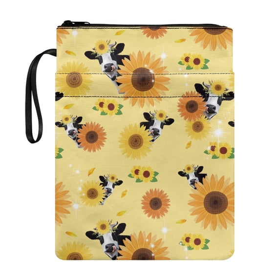 HELLHERO 11.42 x 8.66 Inch Polyester Fabric Book Sleeve Cover ...