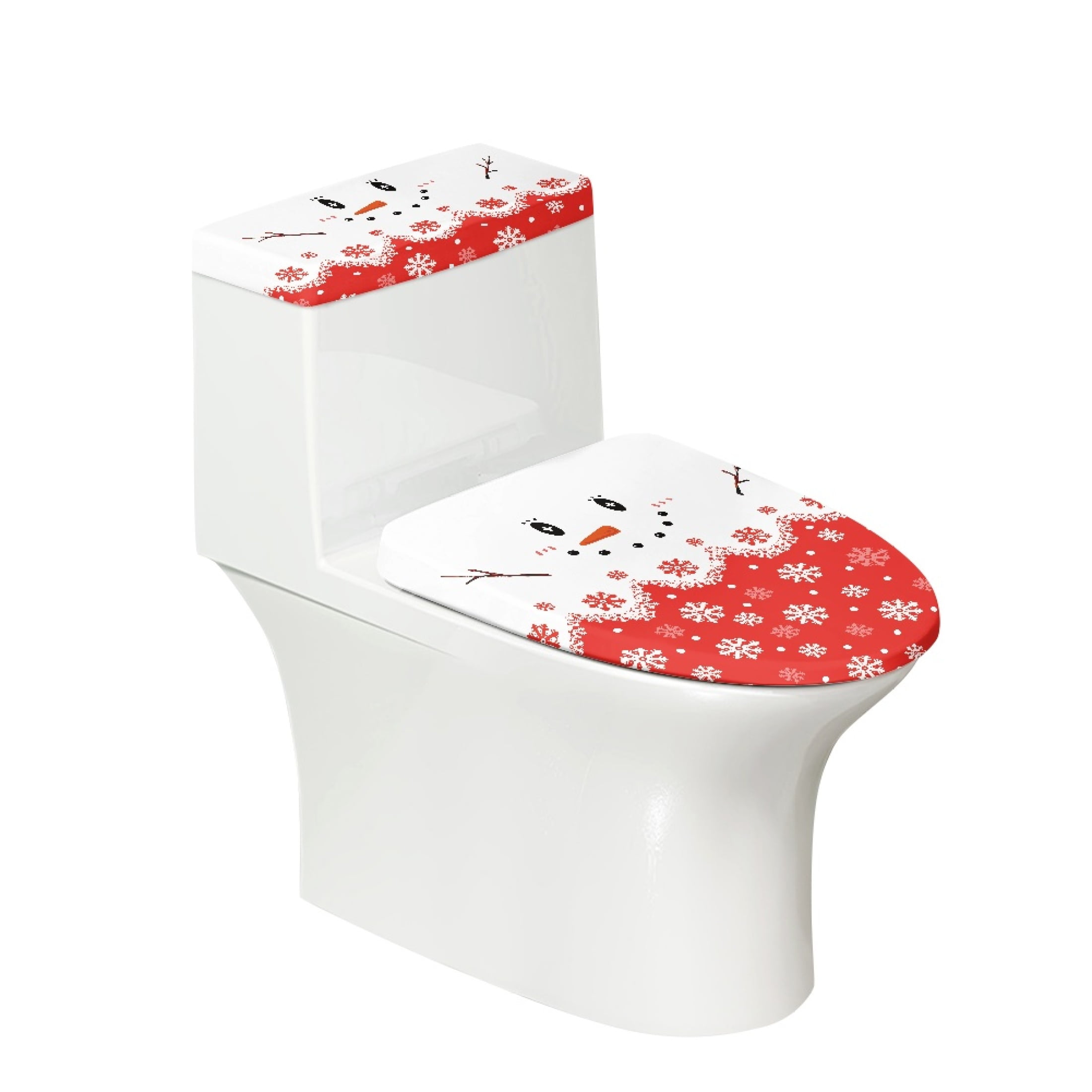 HELLHERO 2 Pack Toilet Seat Covers Set for Modern Bathrooms Carrot ...