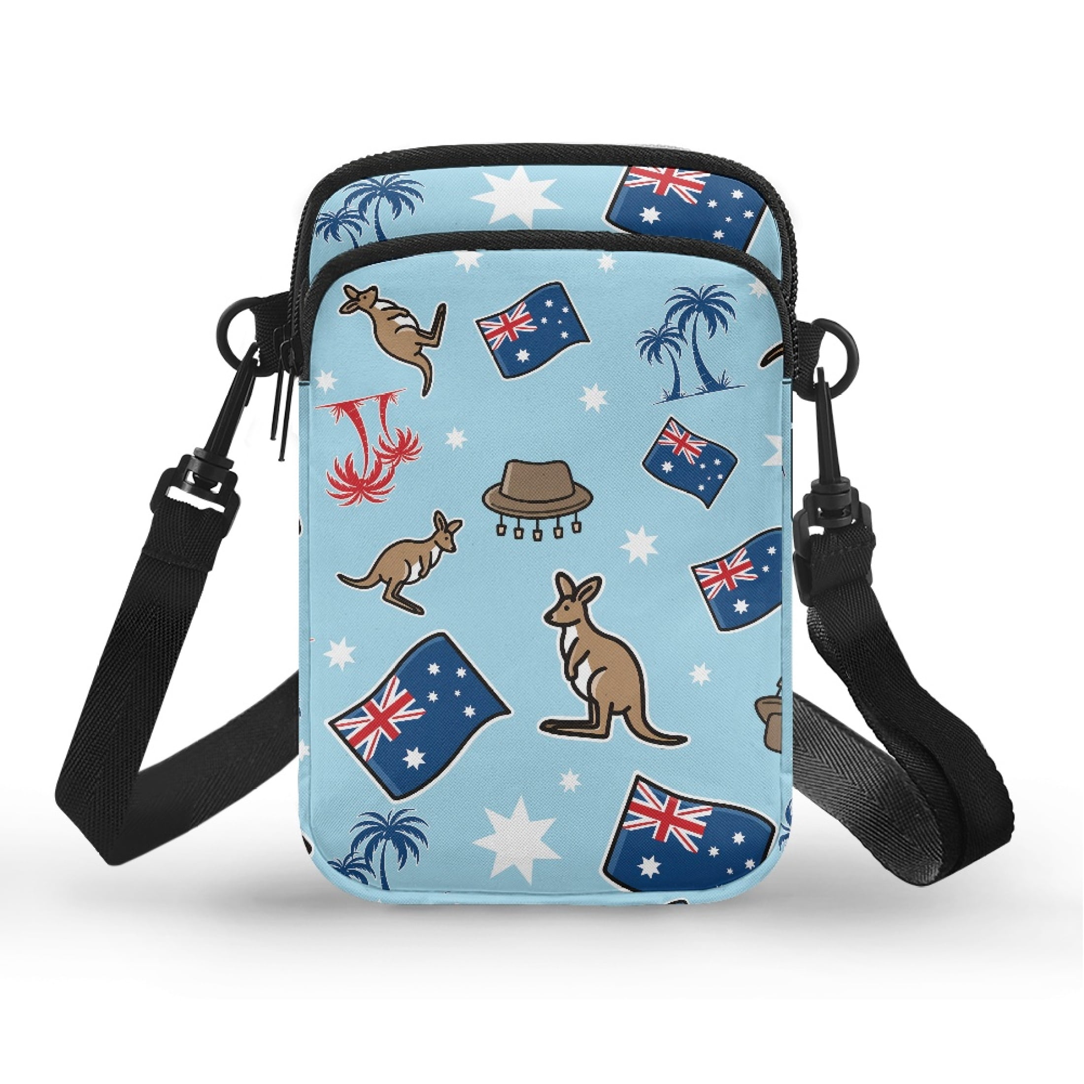 HELLHERO 4.33x1.97x7.09 Messenger Bag, Adults with Stylish Kangaroo ...