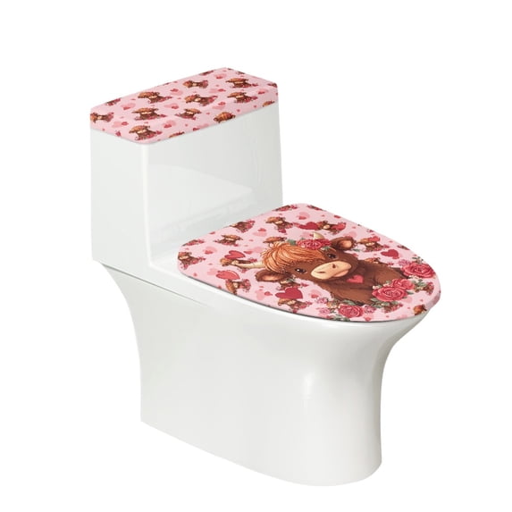 HELLHERO Adjustable Bathroom Seat Covers & Dust-Proof Fits All Toilet ...