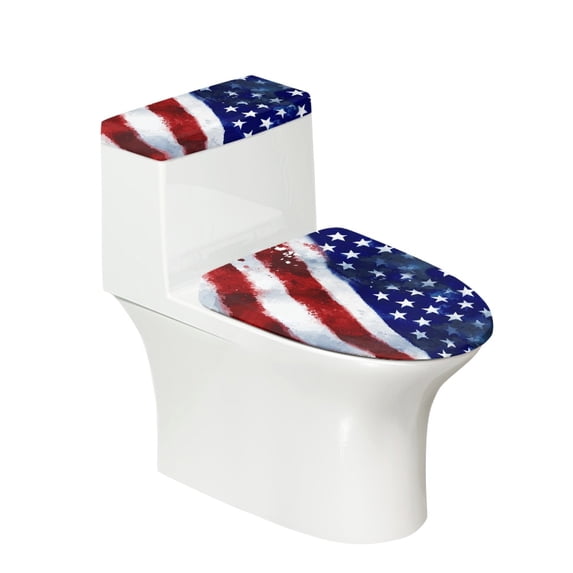 HELLHERO American Flag Pattern Toilet Protector Cover Fits All Toilet ...