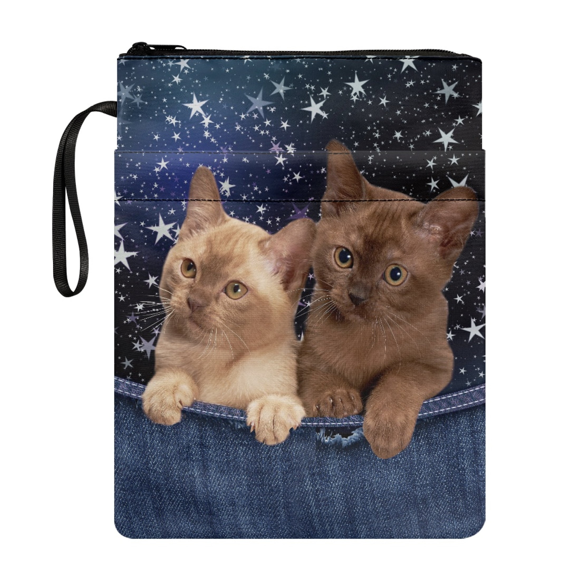 HELLHERO Bible Case Polyester Fabric Bible Tote Bags Church Bag with ...