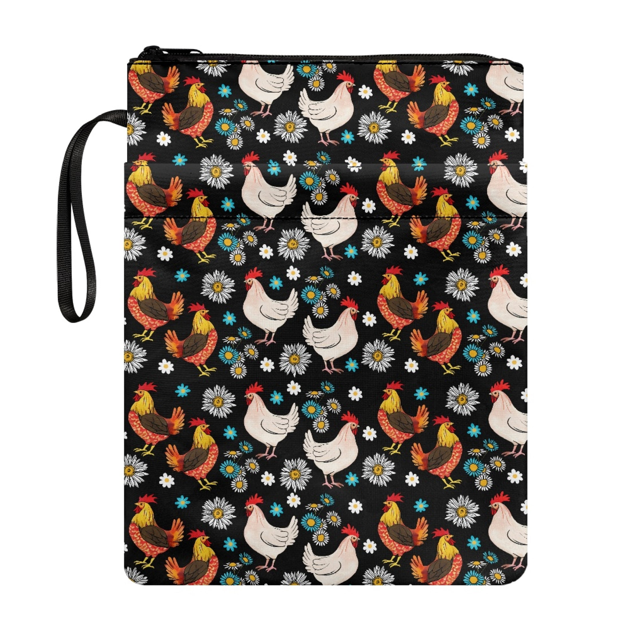 HELLHERO Book Cover Sleeve Protector Wrap Bag Polyester Fabric Zipper ...