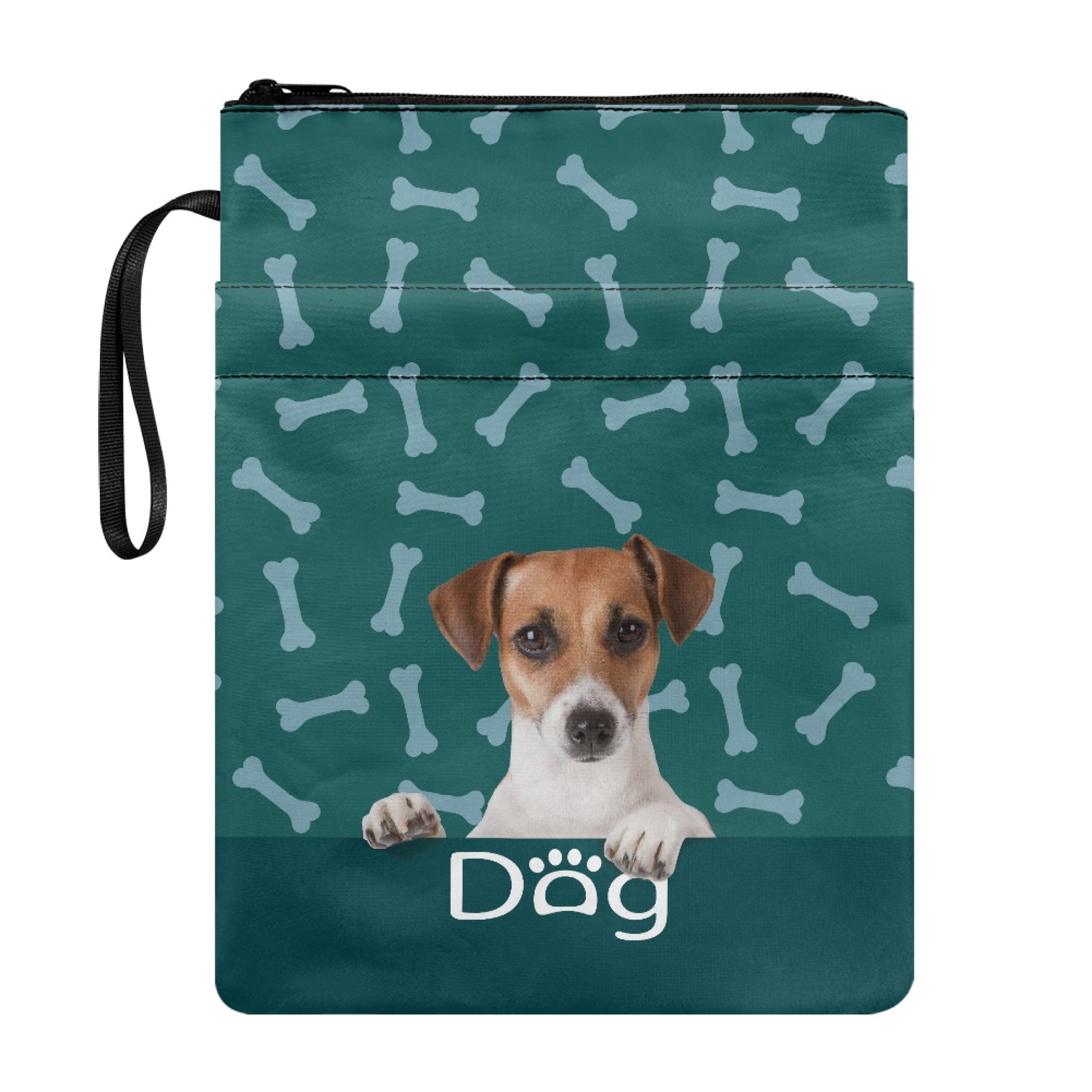 HELLHERO Book Cover with Zipper Polyester Fabric Book Covers with ...